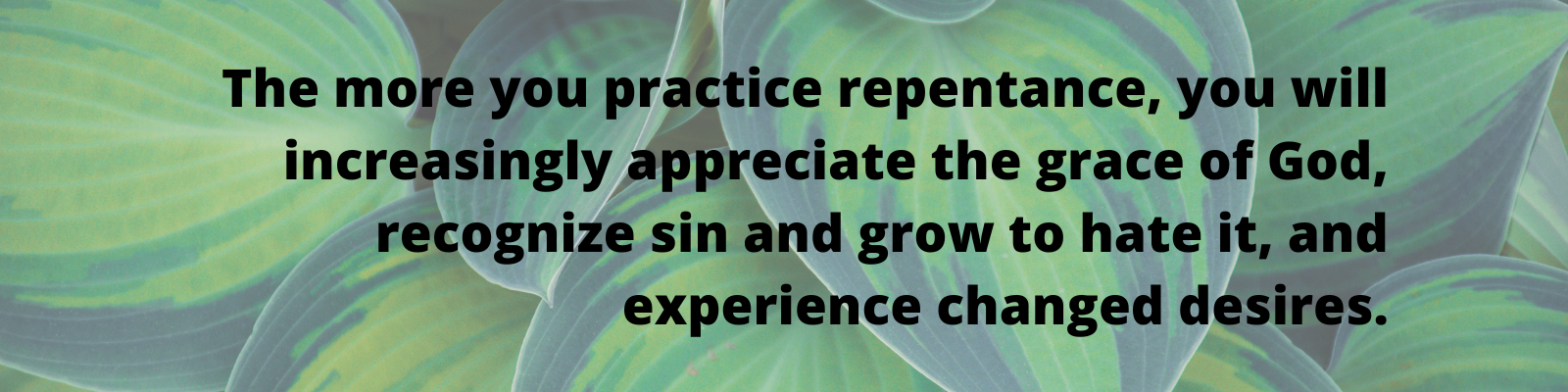Repentance in Practice – Living Hope Church