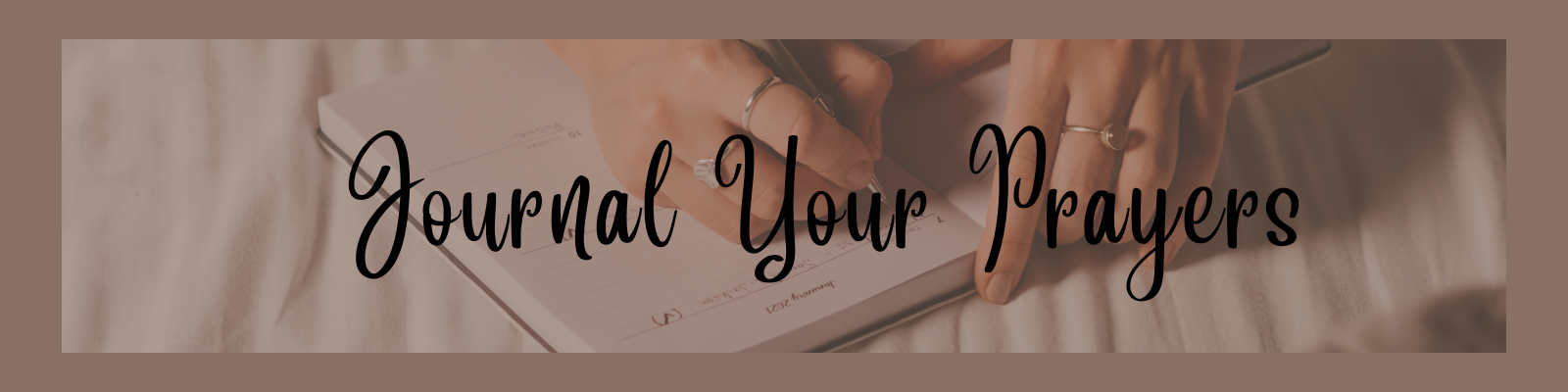Journal Your Prayers – Living Hope Church