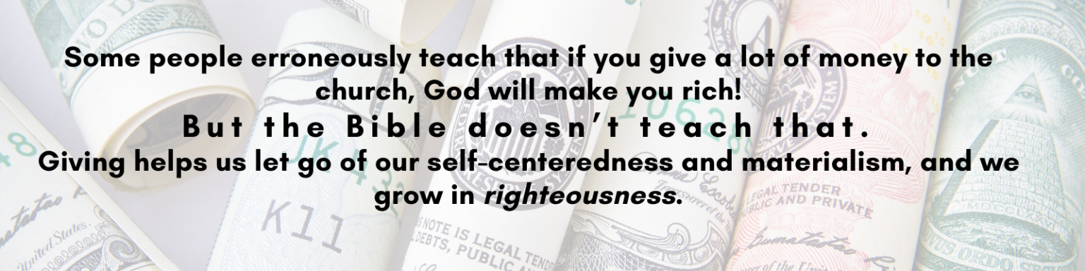 Six Principles of Generous Giving – Living Hope Church