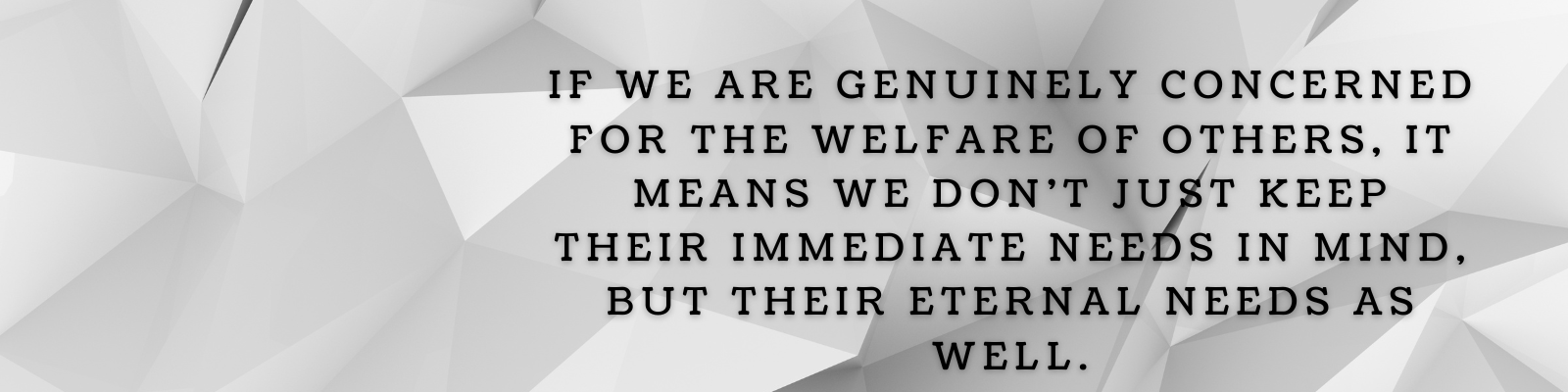 Genuine Concern for Others – Living Hope Church